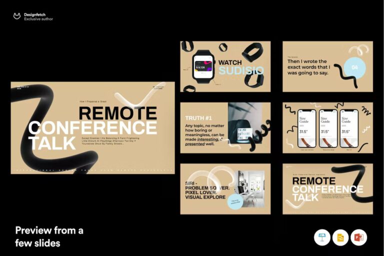 Playful Remote Conference Template – MasterBundles