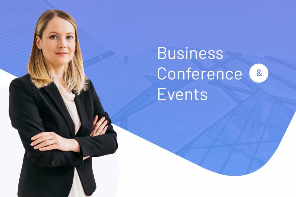 Business Conferences & Events PowerPoint Template – MasterBundles