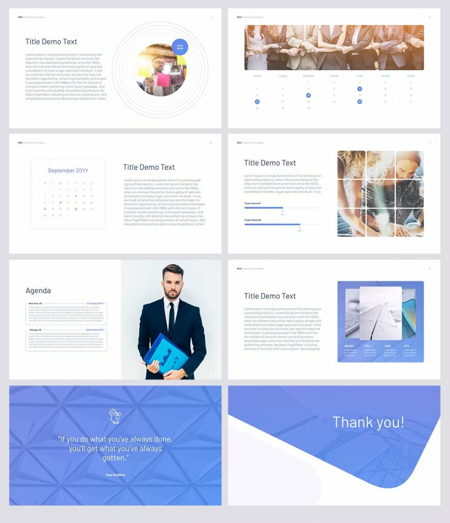 Business Conferences & Events PowerPoint Template – MasterBundles