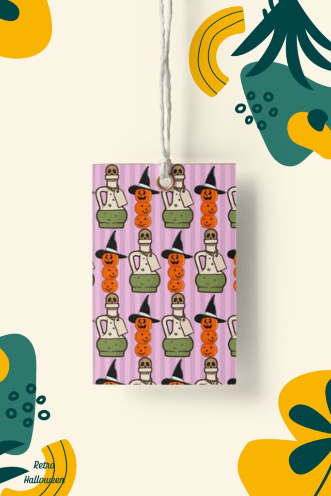 12 Retro Halloween Digital Paper – MasterBundles