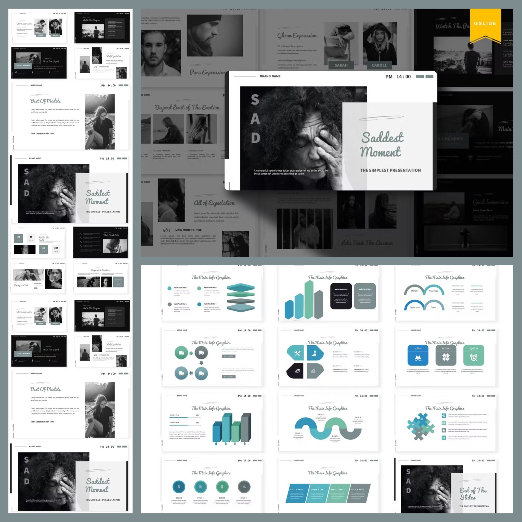 Saddest Moment Google Slides Template – MasterBundles