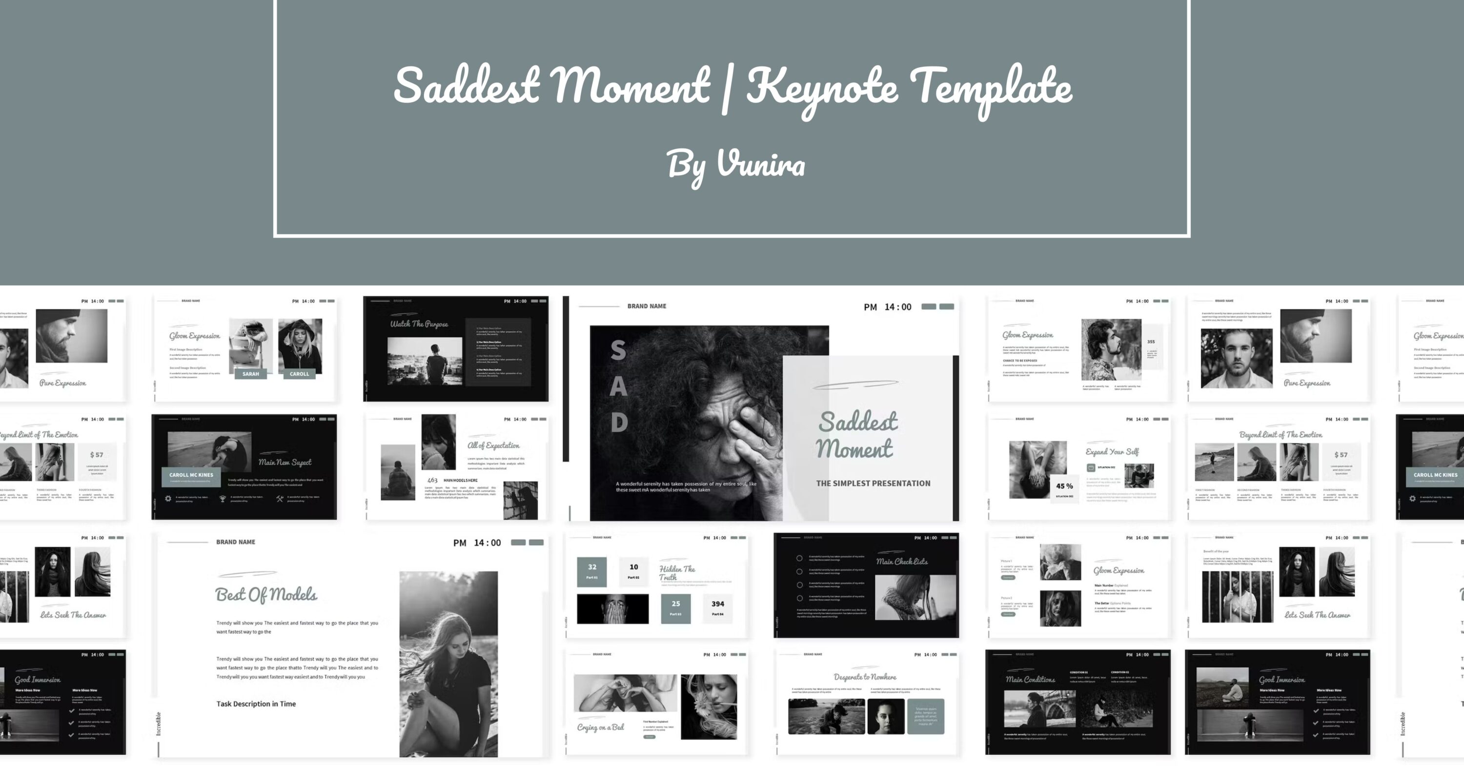 Saddest Moment Keynote Template – MasterBundles