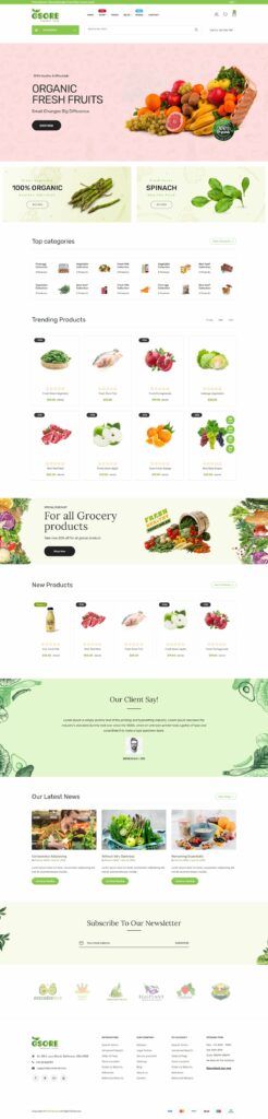 Grocery and Organic Shopify – Gsore – MasterBundles