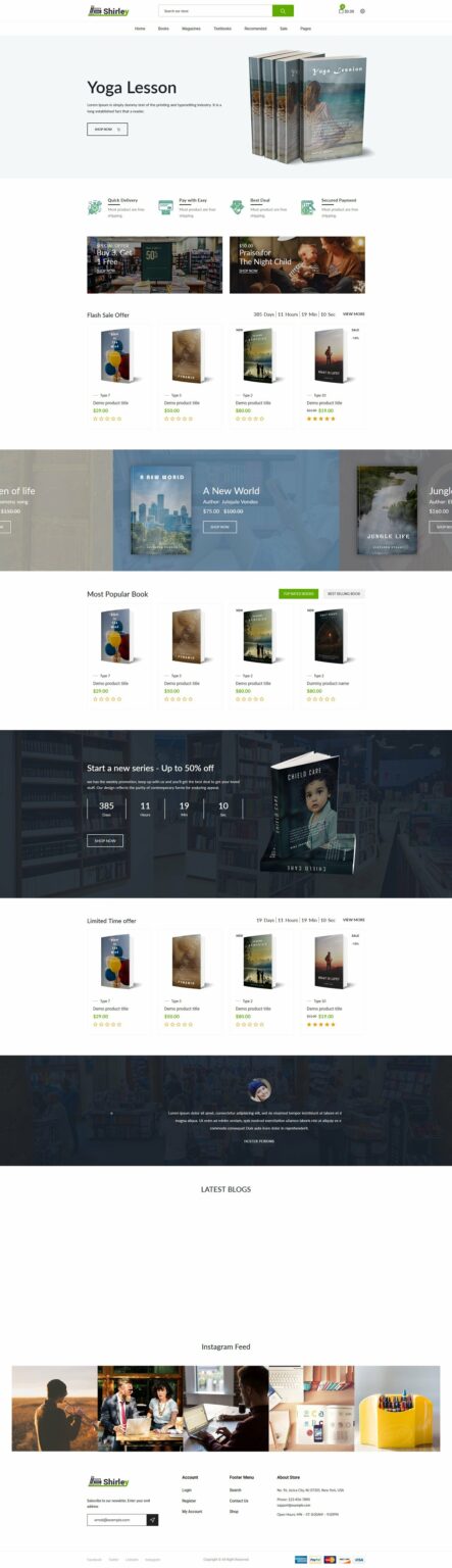 Book Store Shopify Theme – Shirley – MasterBundles