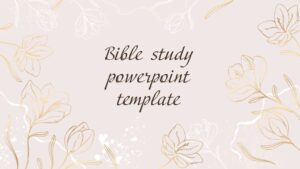 Bible Study Powerpoint Template | Master Bundles