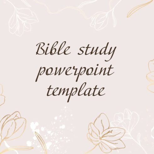 Bible Study Powerpoint Template | Master Bundles