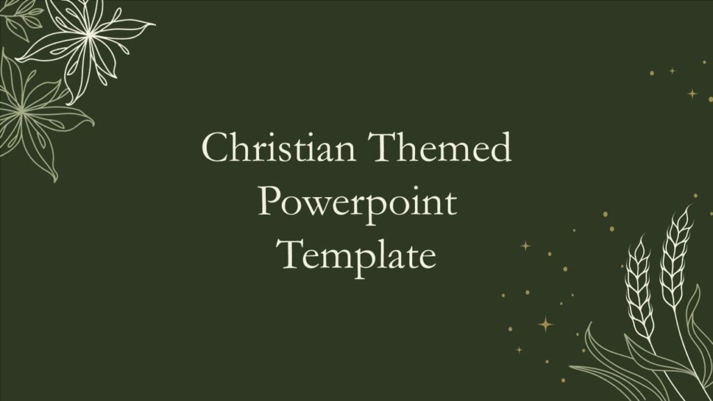Christian Themed Powerpoint Template – MasterBundles