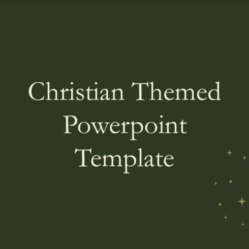 Christian Themed Powerpoint Template | MasterBundles