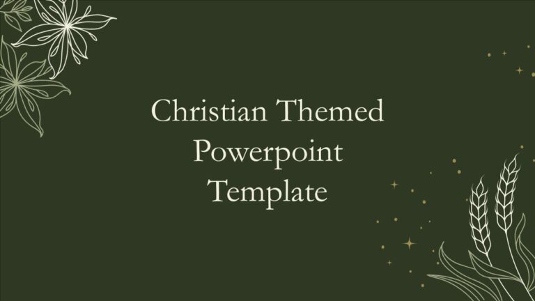 Christian Themed Powerpoint Template – MasterBundles