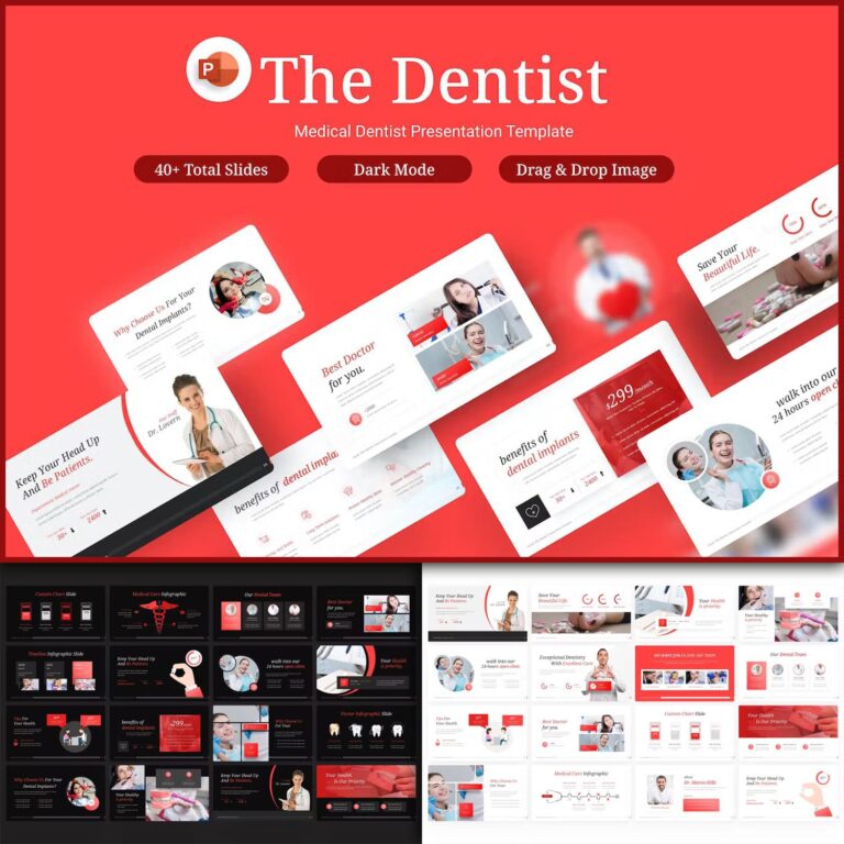 Dental - Dentist Powerpoint Template – MasterBundles