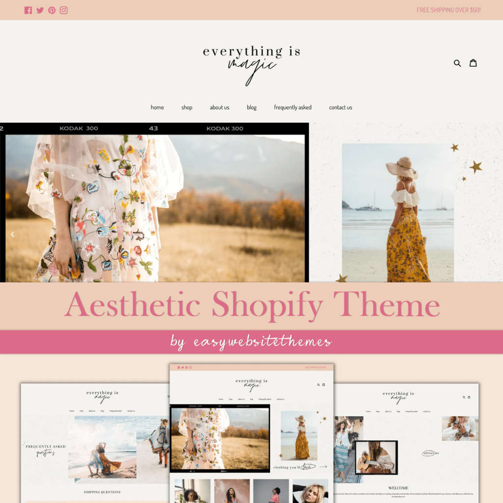 Aesthetic Shopify Theme – MasterBundles