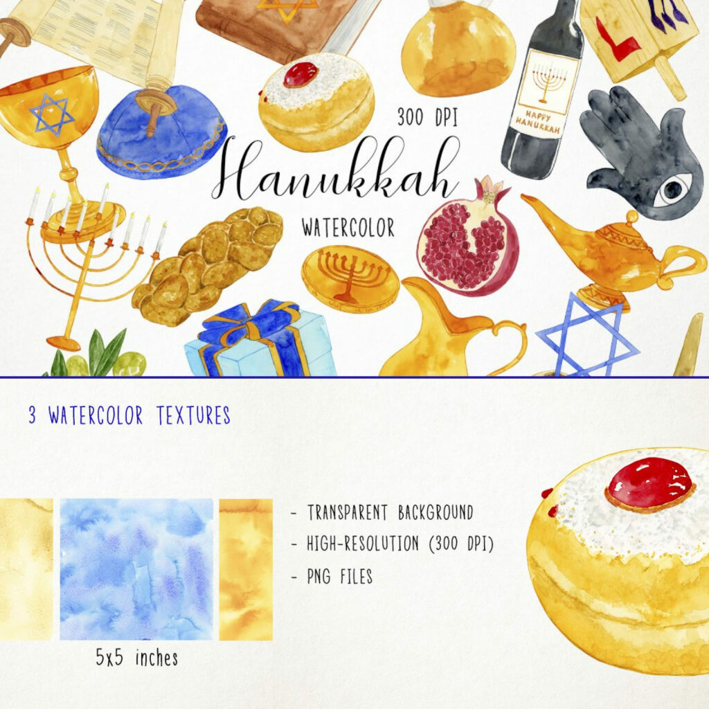 Hanukkah Gnomes Clipart PNG | MasterBundles