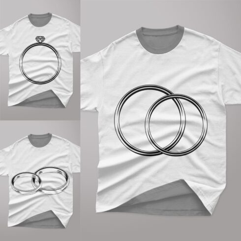 Wedding Ring T-shirt Designs Bundle – MasterBundles