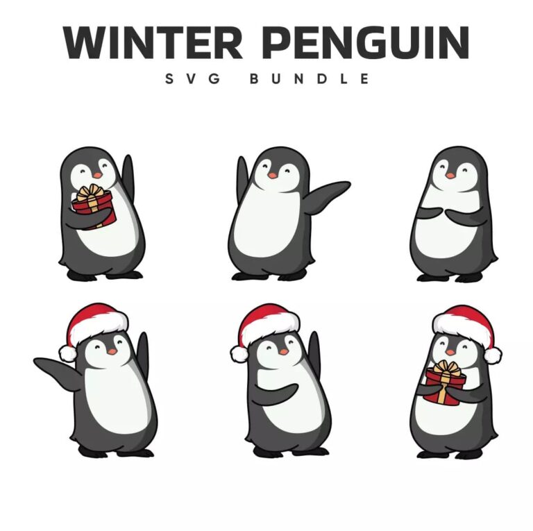Penguin SVG Designs Bundle – MasterBundles