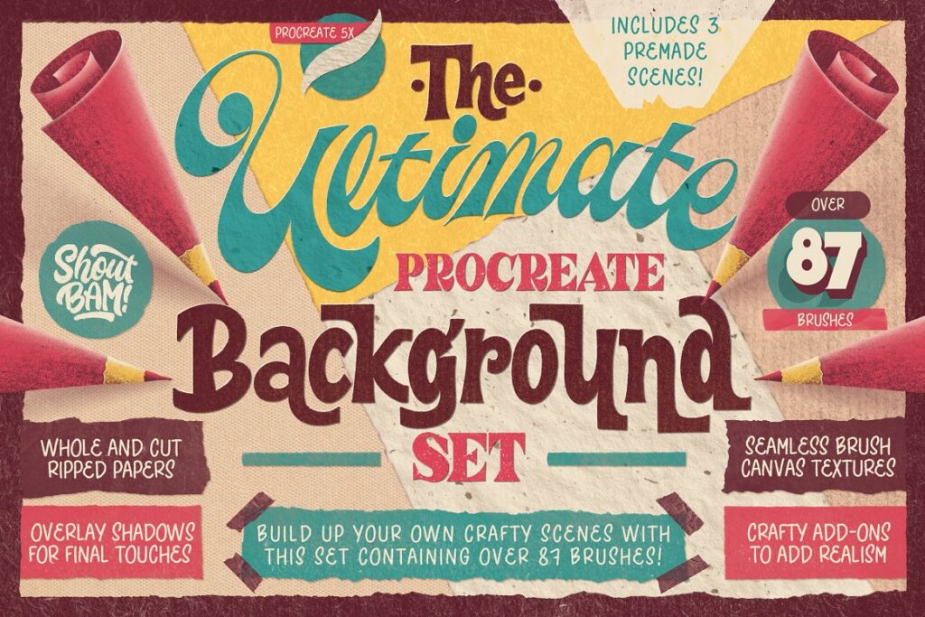 Ultimate Procreate Background Set – MasterBundles