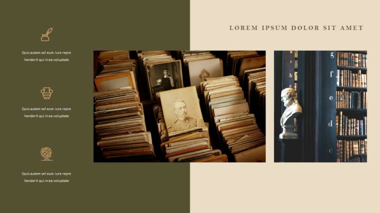 History Powerpoint Template: 20 Slides – MasterBundles