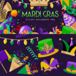 Mardi Gras Carnaval Clip Art – MasterBundles
