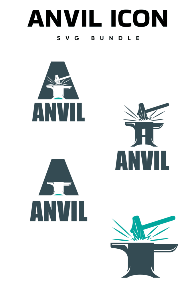 Anvil Icon SVG Designs – MasterBundles