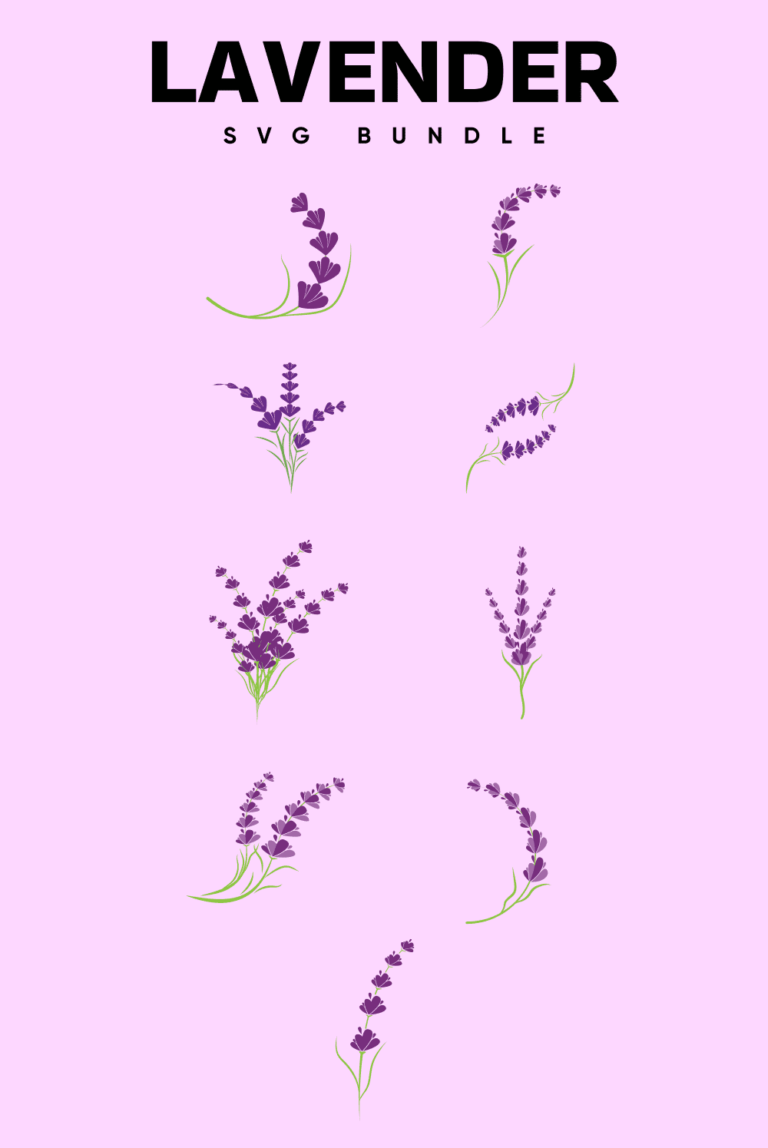 Lavender SVG Designs – MasterBundles
