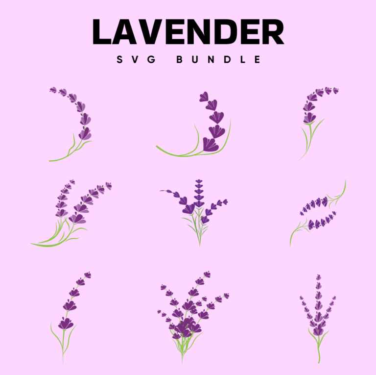 Lavender SVG Designs – MasterBundles