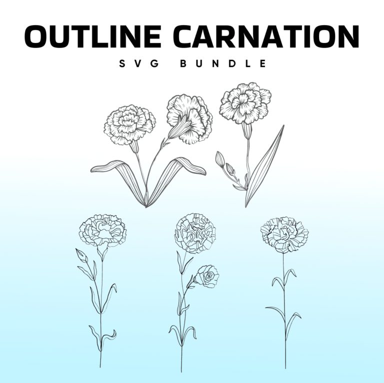 Simple Carnation SVG – MasterBundles