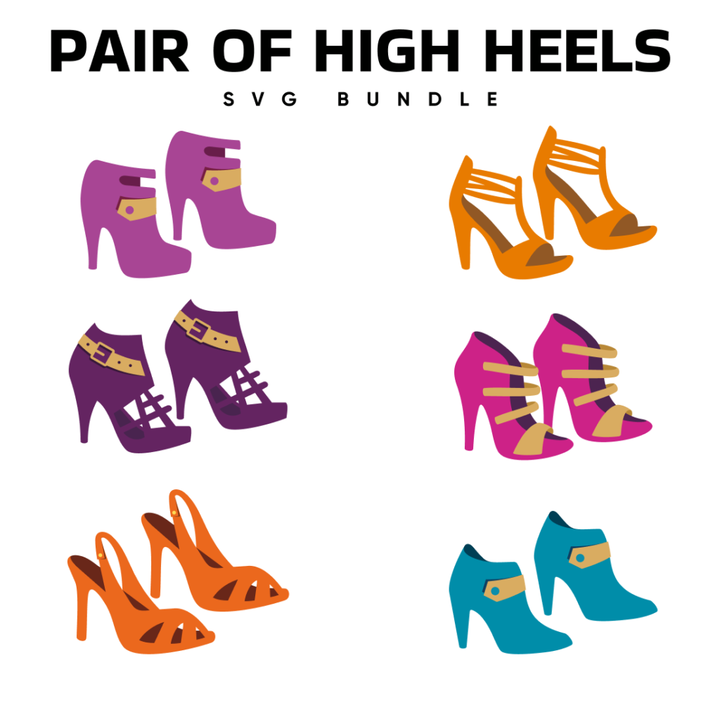 Pair Of High Heels SVG – MasterBundles