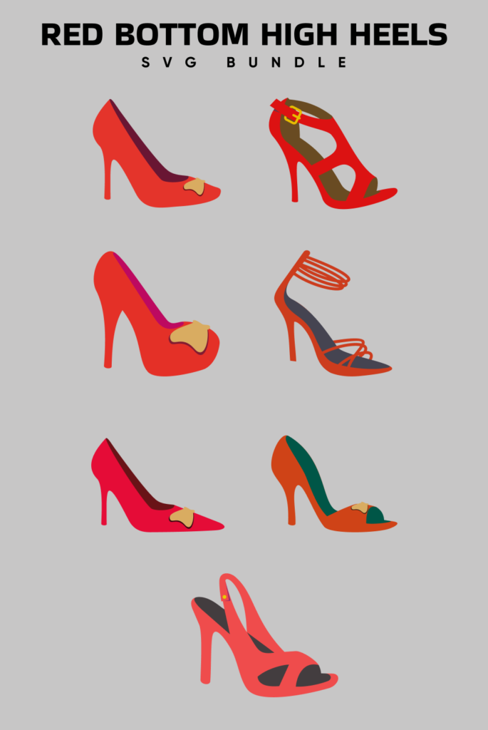 Red Bottom High Heels SVG – MasterBundles