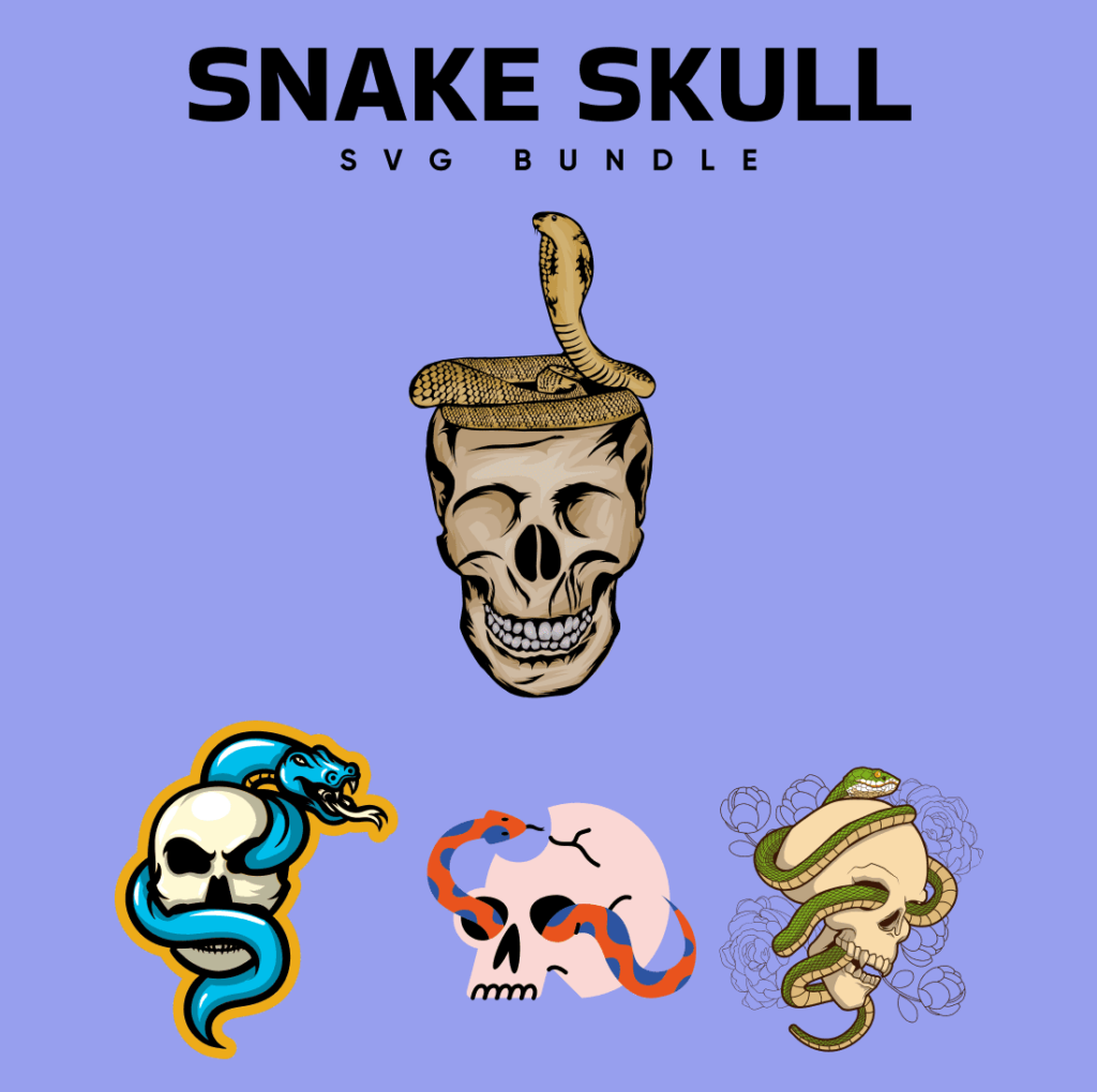 Snake Skull SVG – MasterBundles