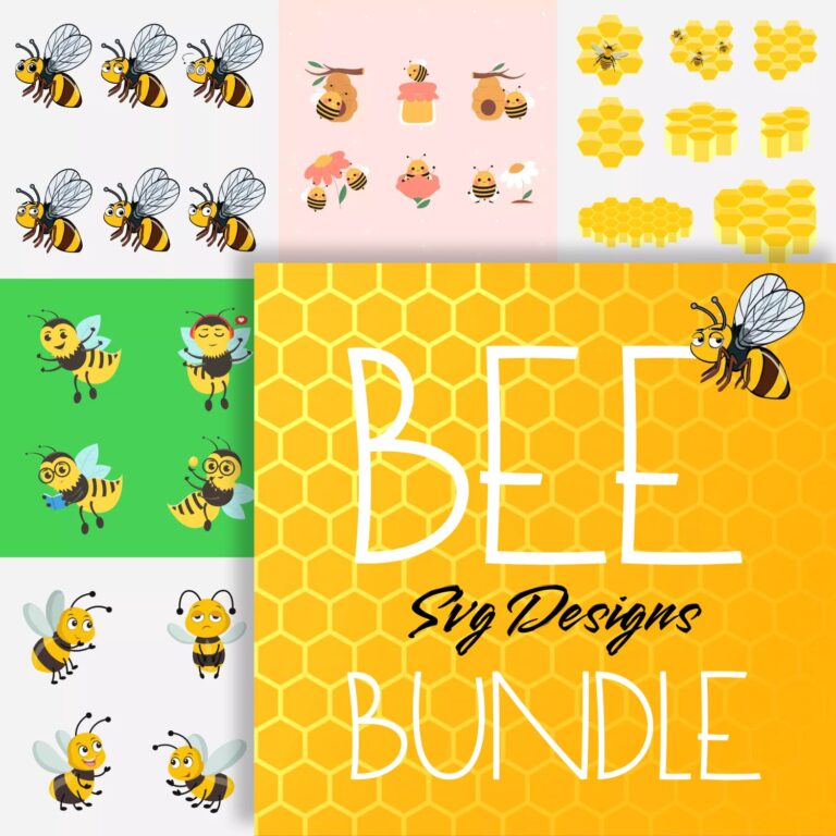 Bee SVG Files Bundle – MasterBundles