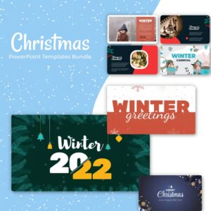 Christmas Presentation Template: 50 Slides – MasterBundles