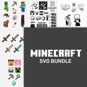Minecraft Birthday SVG Bundle – MasterBundles