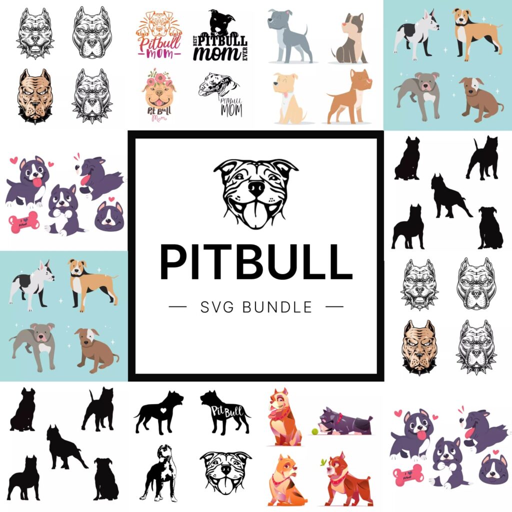 Happy Pitbull SVG – MasterBundles