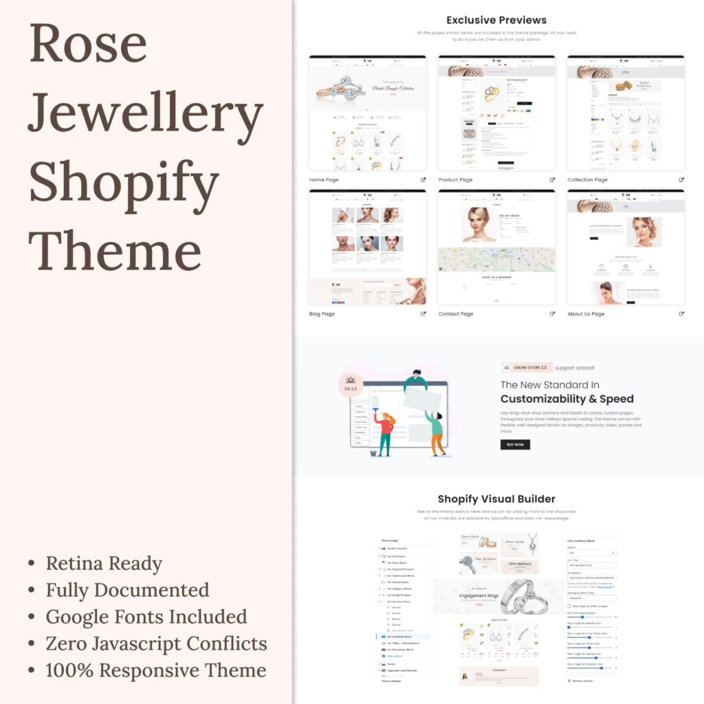 Rose Jewellery Shopify Theme – MasterBundles