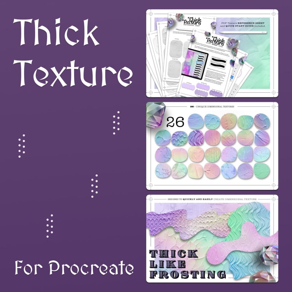 Thick Texture for Procreate – MasterBundles