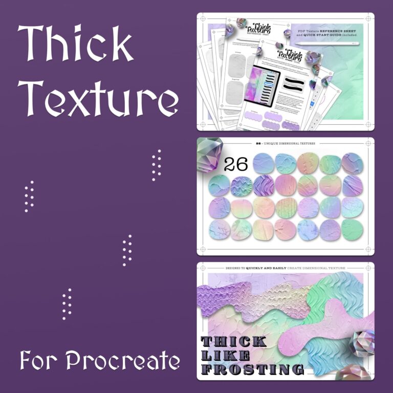 Thick Texture for Procreate – MasterBundles