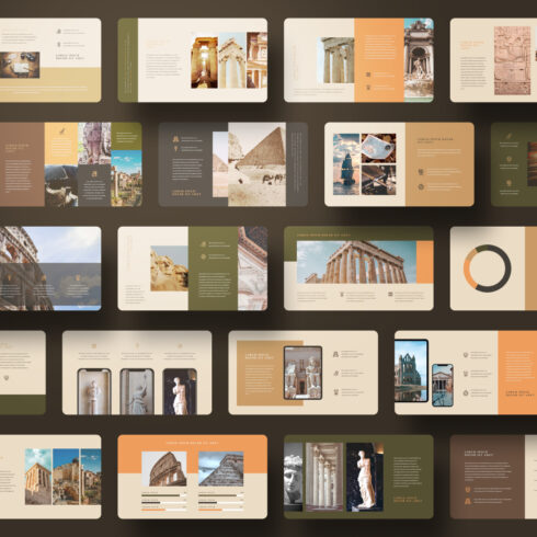 History Powerpoint Template: 20 Slides – MasterBundles
