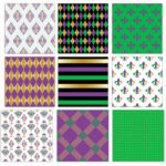Mardi Gras Digital Paper – MasterBundles