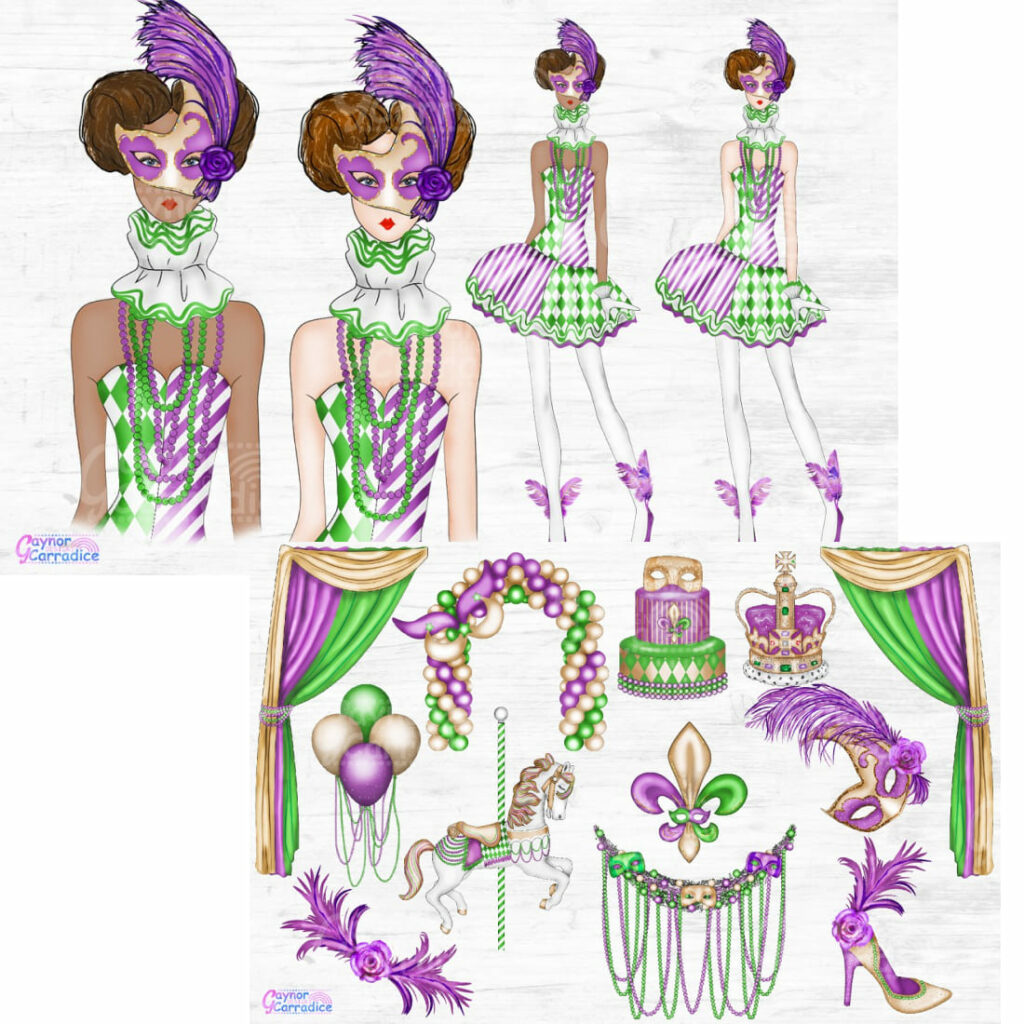 Mardi Gras Fashion Collection – MasterBundles