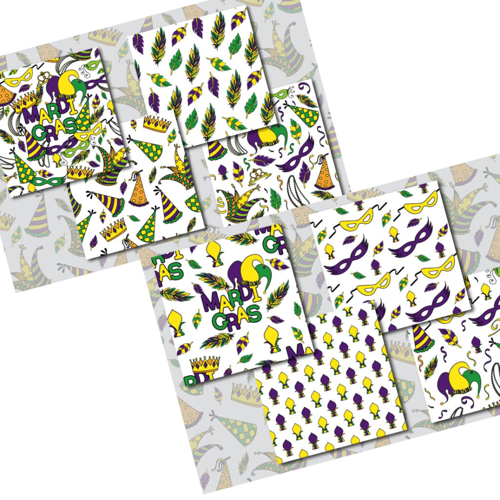 Mardi Gras - Patterns Collection – MasterBundles