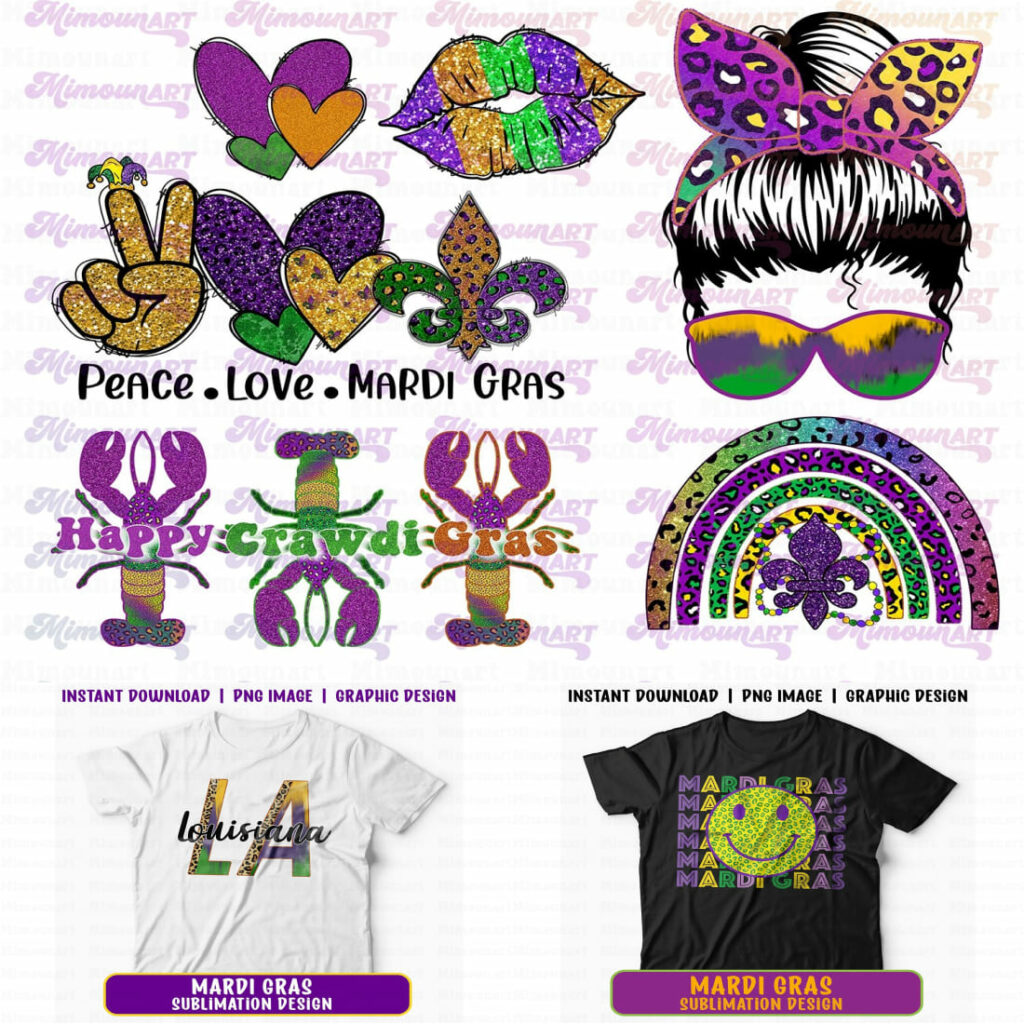 Mardi Gras PNG Bundle – MasterBundles