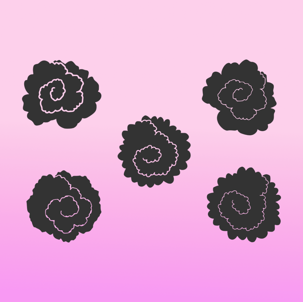 Rolled Carnation SVG Designs – MasterBundles