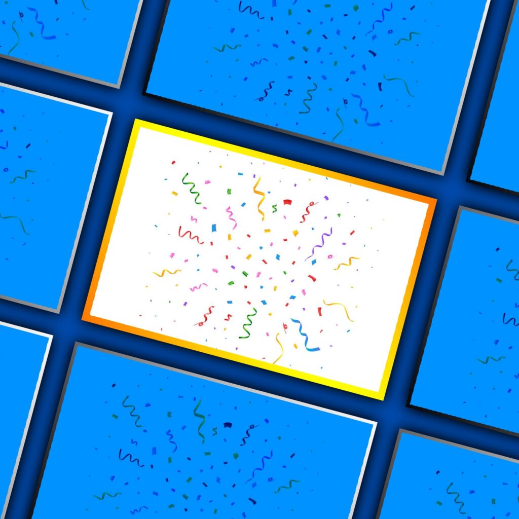 Colorful Confetti, Ribbon Explosion – MasterBundles