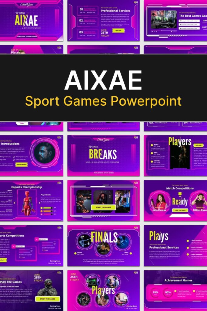 Aixae - Sport Games Powerpoint – MasterBundles