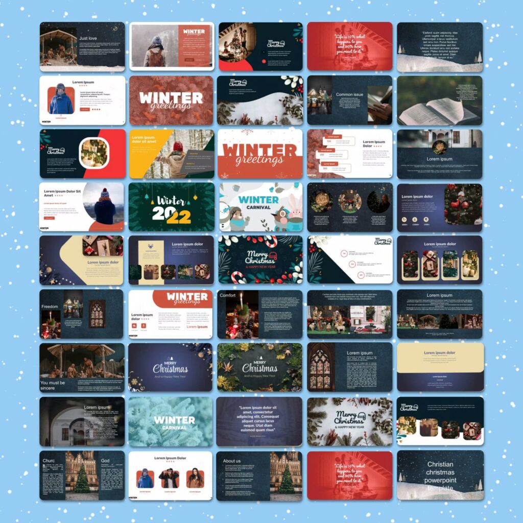Christmas PowerPoint Templates Bundle – MasterBundles