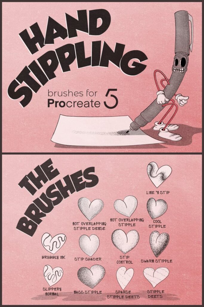 Hand Stippling for Procreate – MasterBundles