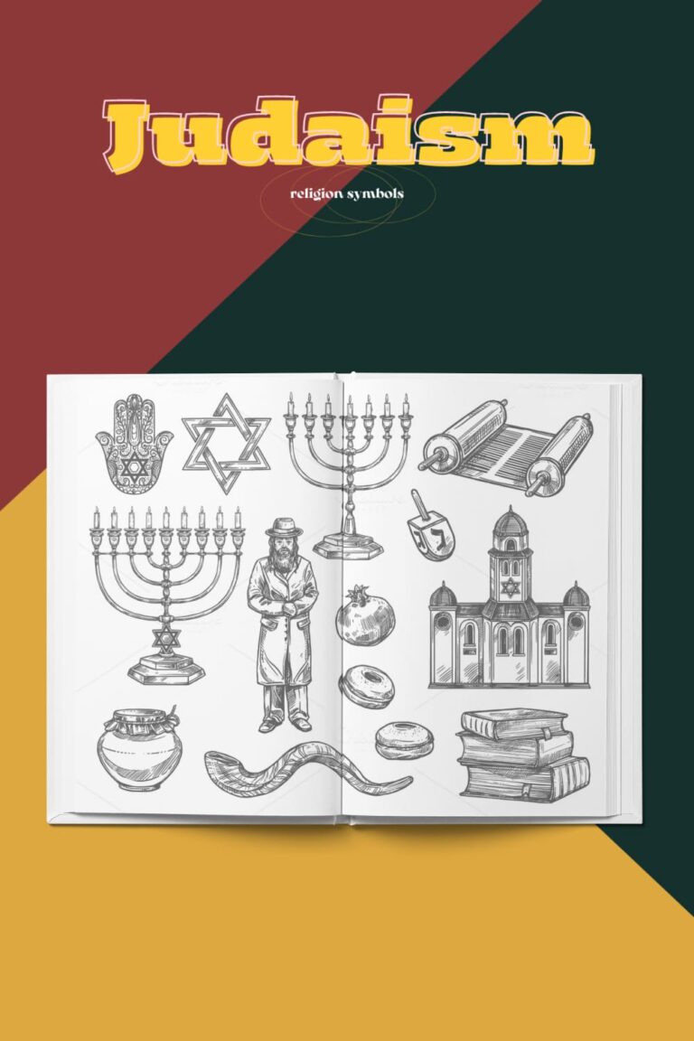 Judaism Religion Symbols, Jewish – MasterBundles