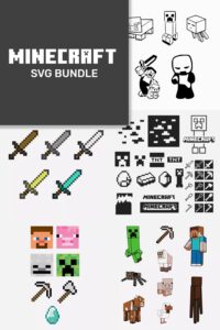 Minecraft Birthday SVG Bundle – MasterBundles