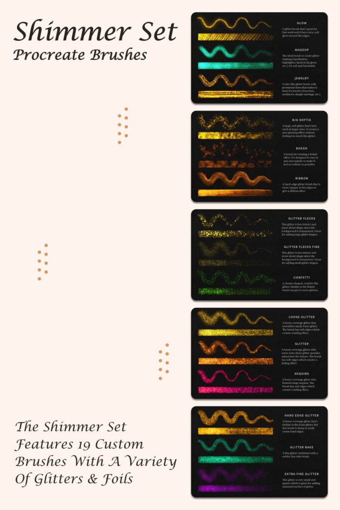 Shimmer Set – Procreate Brushes – MasterBundles
