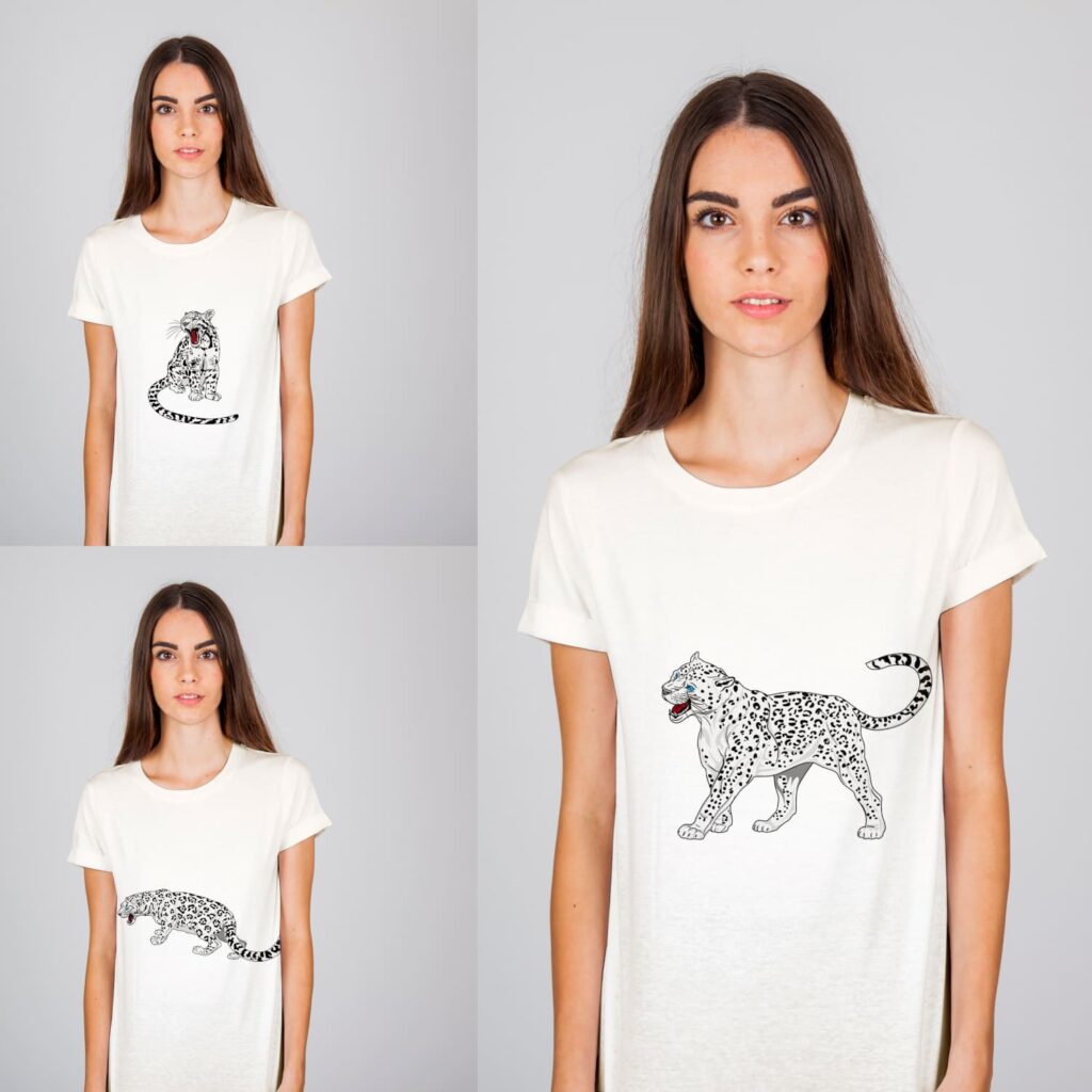 Snow Leopard SVG T-Shirt Designs – MasterBundles
