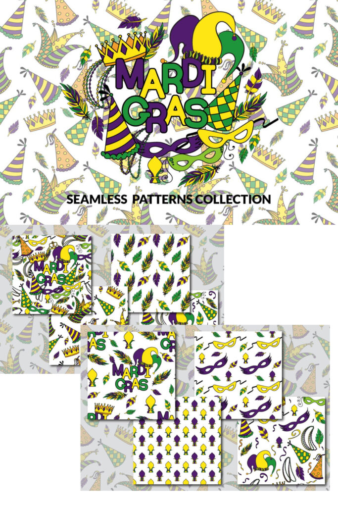 Mardi Gras - Patterns Collection – MasterBundles